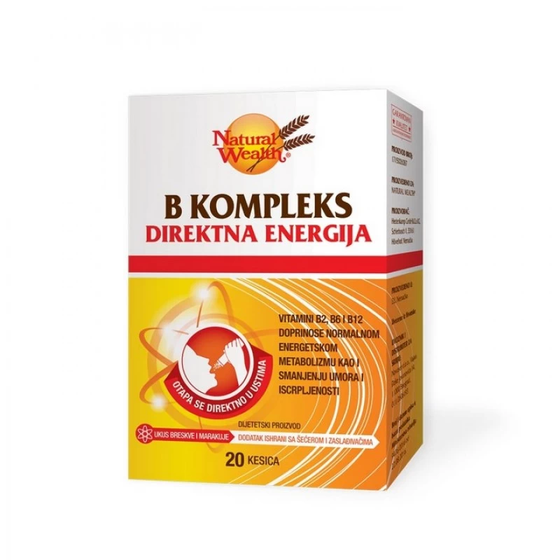 NATURAL WEALTH B KOMPLEKS DIREKT 20 KESICA