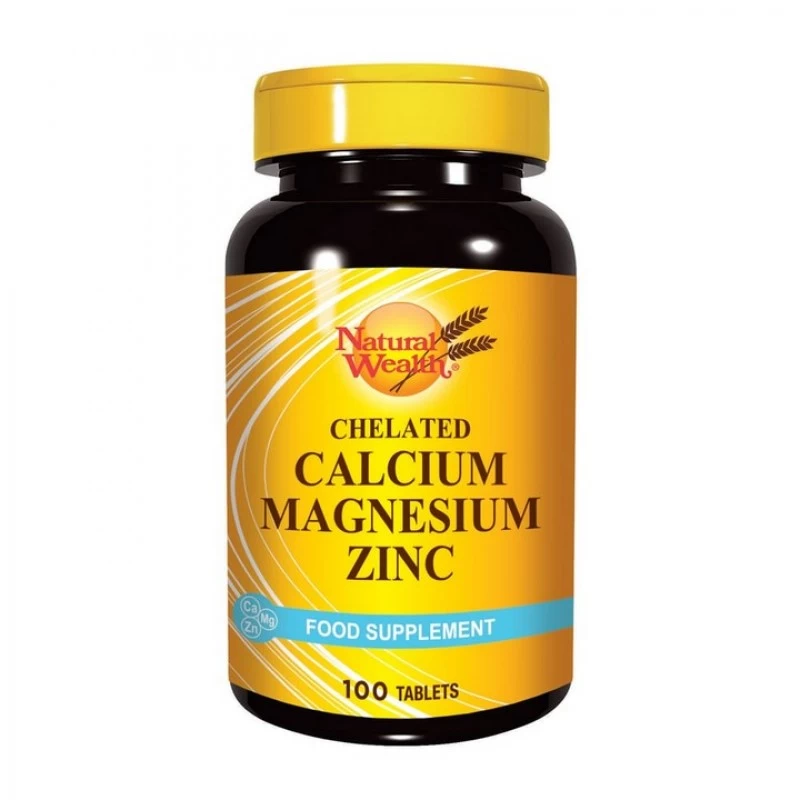 NATURAL WEALTH HELIRANI CA-MG-ZN 100 TABLETA