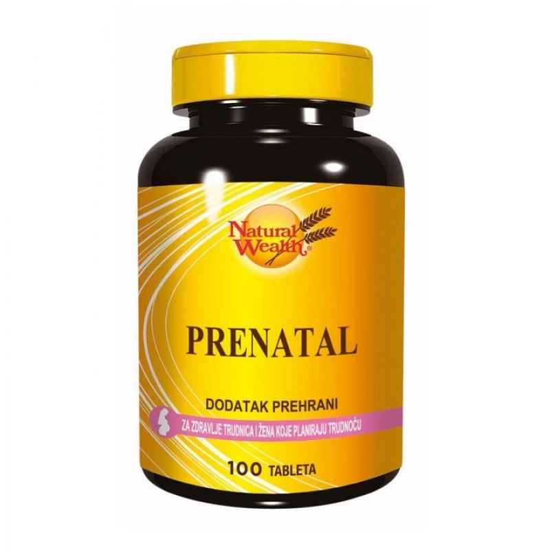 NATURAL WEALTH PRENATAL 100 TABLETA