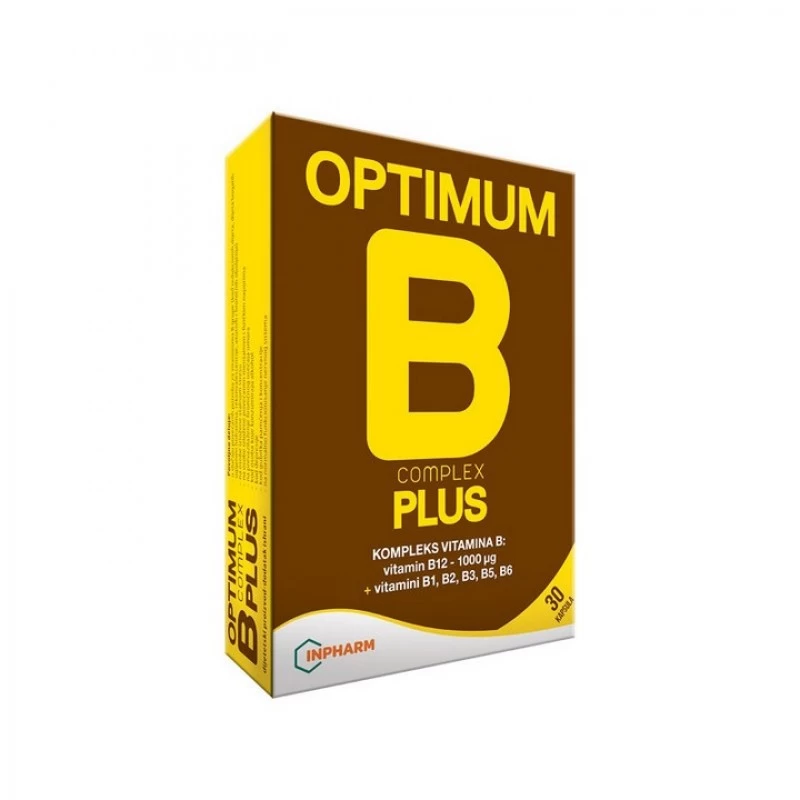 OPTIMUM B COMPLEX PLUS, 30 KAPSULA