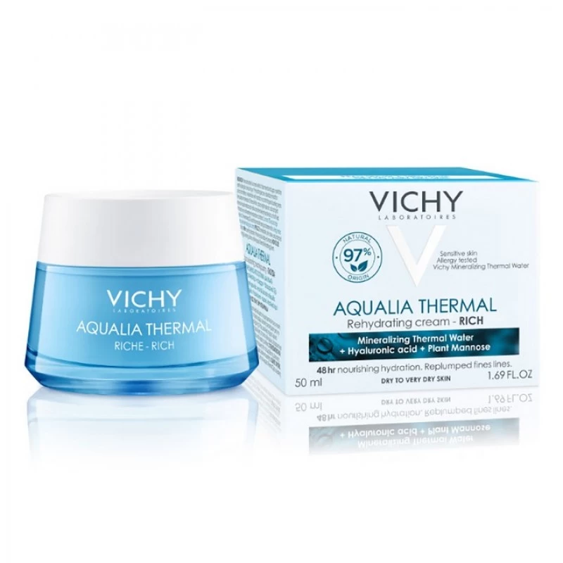 VICHY AQUALIA THERMAL BOGAT KREM ZA HIDRATACIJU KOŽE, 50ML
