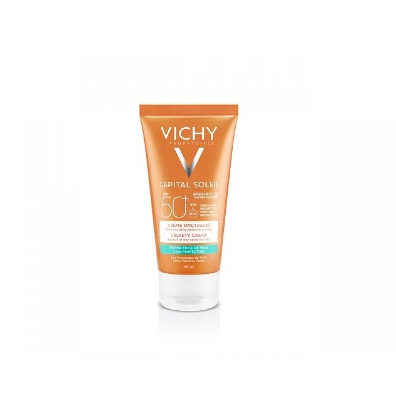 VICHY CAPITAL SOLEIL BARŠUNASTI KREM ZA LEPŠI IZGLED KOŽE SPF 50, 50ML