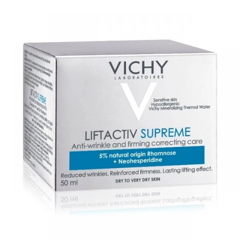 VICHY LIFTACTIV SUPREME DNEVNA NEGA ZA KOREKCIJU BORA I ČVRSTINE KOŽE, SUVA DO VEOMA SUVA KOŽA, 50ML