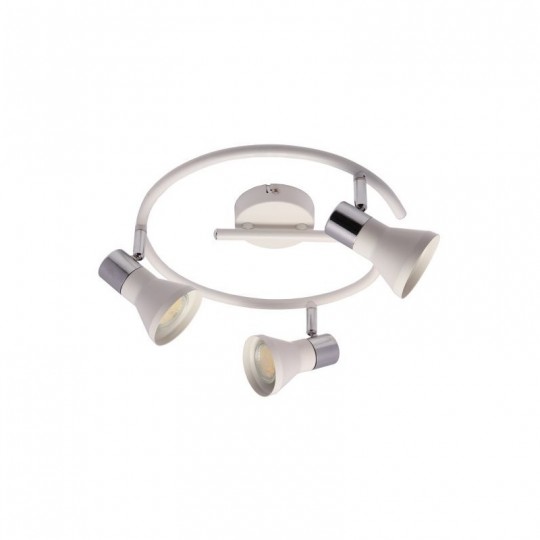 M140332 LED spot lampa spiralna 4000K GU10 3x4W Mitea Lighting