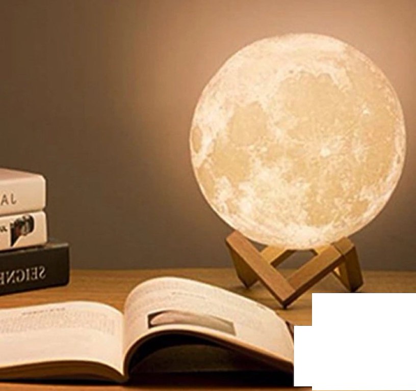 3D Meseceva lampa sa postoljem- – 3D Meseceva lampa sa postoljem-