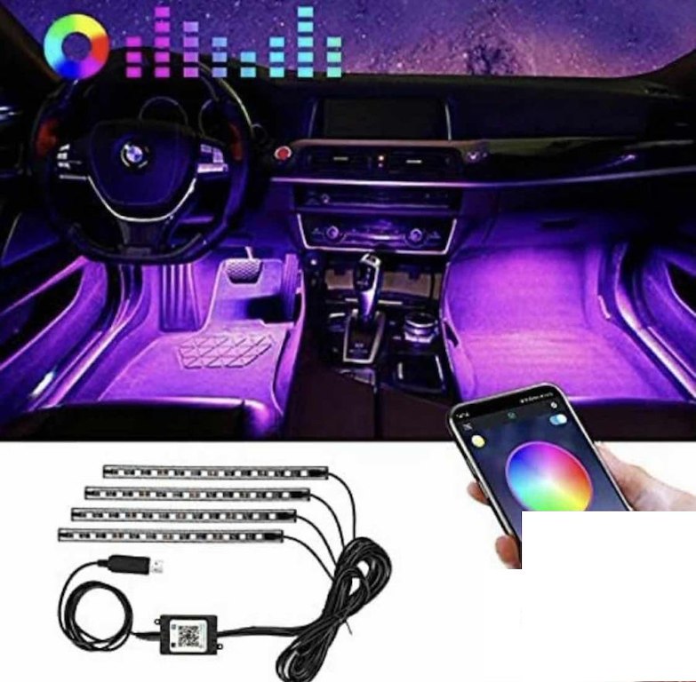 Ambijentalno svetlo osvetljenje led Rgb+ aplikacija auto – Ambijentalno svetlo osvetljenje led Rgb+ aplikacija auto