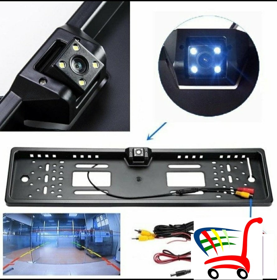 Auto kamera na ramu za tablice sa parking senzorima – Auto kamera na ramu za tablice sa parking senzorima