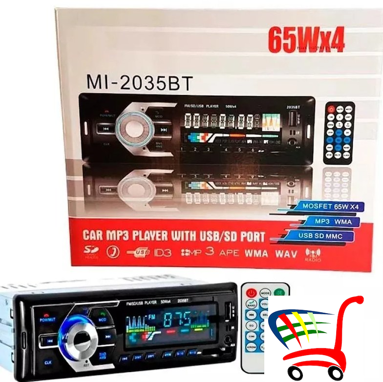 Auto radio model MI-2035BT – Auto radio model MI-2035BT