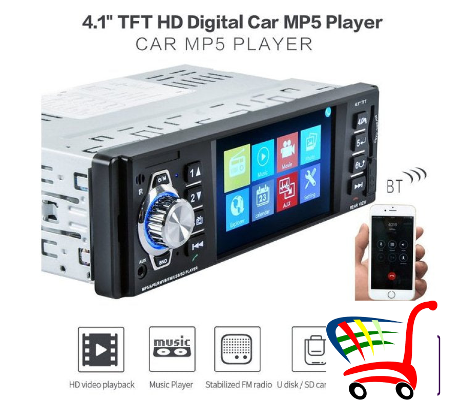AUTO Radio MP3/MP5/USB/SD/AUX/ Ekran 4.1 Inca a – AUTO Radio MP3/MP5/USB/SD/AUX/ Ekran 4.1 Inca a