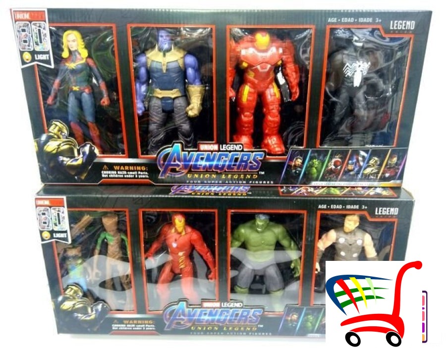 Avengers set 4 u 1 sa svetlosnim efektom – Avengers set 4 u 1 sa svetlosnim efektom