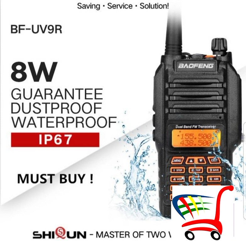 Baofeng UV9R Vodootporna Toki Voki Radio Stanica UV 9R – Baofeng UV9R Vodootporna Toki Voki Radio Stanica UV 9R