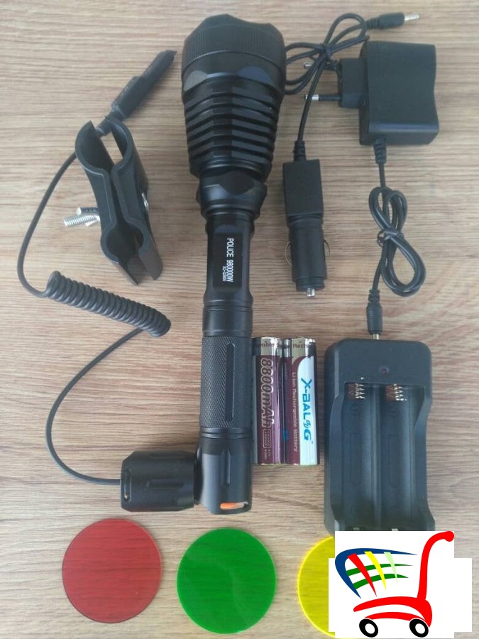Baterijska Lampa Police XQ-Q2800 CREE T6. – Baterijska Lampa Police XQ-Q2800 CREE T6.