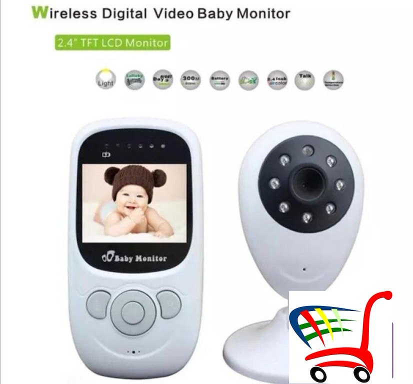 Bebi alarm- monitor kamera sa ekranom i Temp senzorom – Bebi alarm- monitor kamera sa ekranom i Temp senzorom