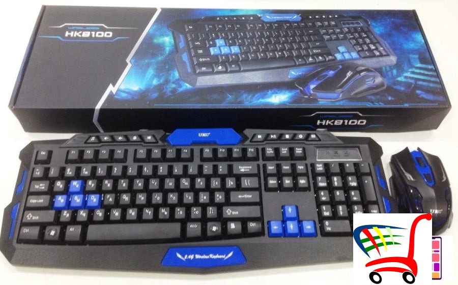 Bezicna Gaming Tastatura + Mis – odlican komplet, set – Bezicna Gaming Tastatura + Mis – odlican komplet, set