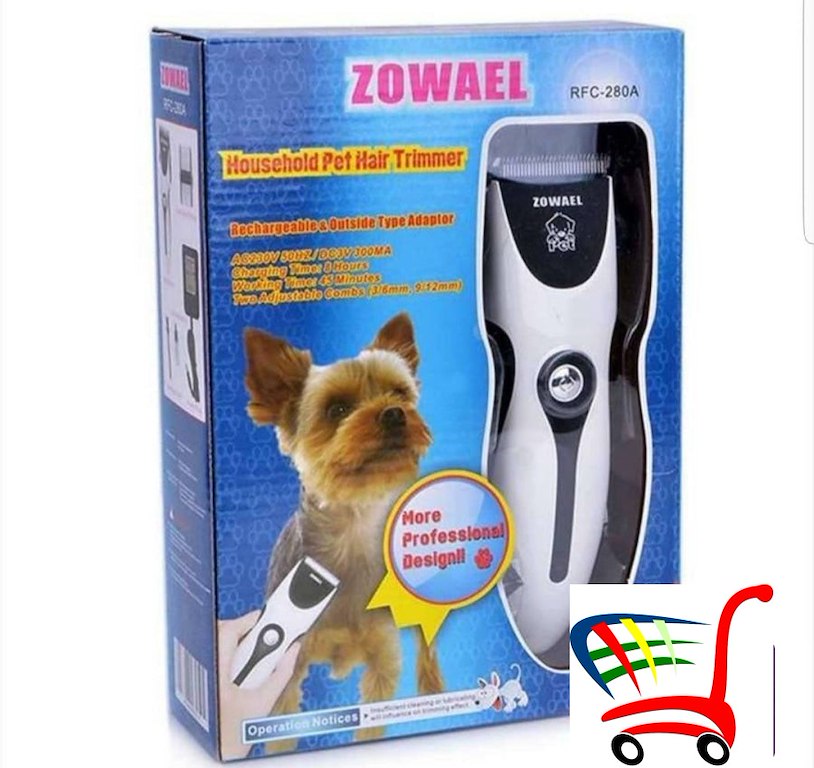 Bežična mašinica za šišanje pasa Zowael – Bežična mašinica za šišanje pasa Zowael