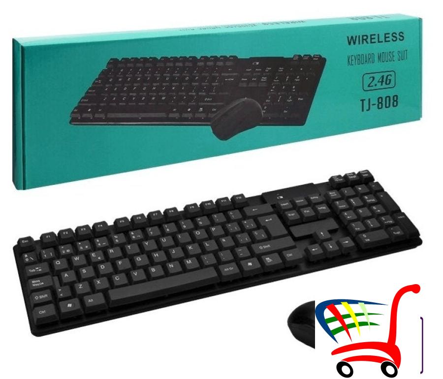 Bežična tastatura +miš model TJ-808 – Bežična tastatura +miš model TJ-808