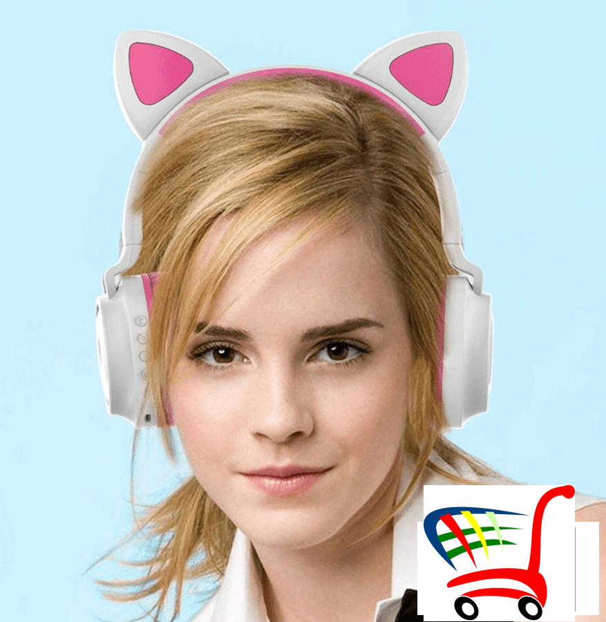 Bežične Bluetooth slušalice Cat Ear – Bežične Bluetooth slušalice Cat Ear