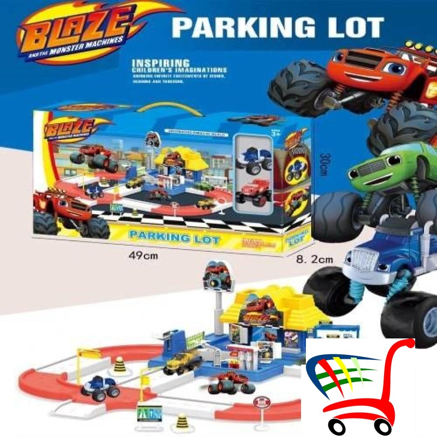 Blaze parking lot – Trkacki set blejz – Parking garaza – Blaze parking lot – Trkacki set blejz – Parking garaza