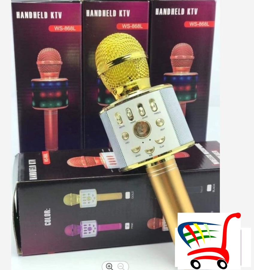 Bluetooth karaoke mikrofon WS868L – Bluetooth karaoke mikrofon WS868L