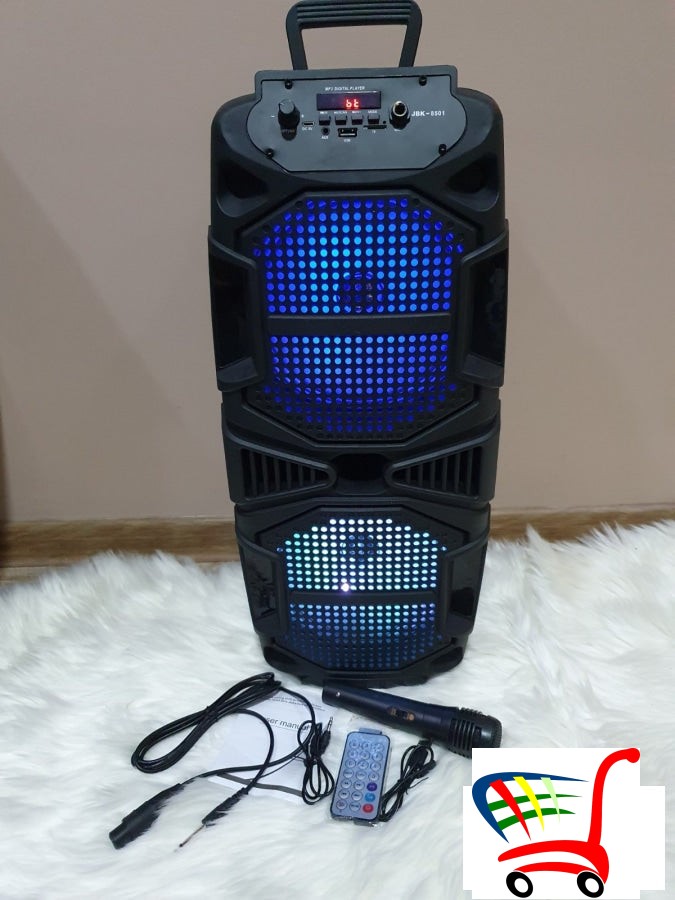 Bluetooth Karaoke zvucnik JBK-8501 sa mikrofonom – Bluetooth Karaoke zvucnik JBK-8501 sa mikrofonom