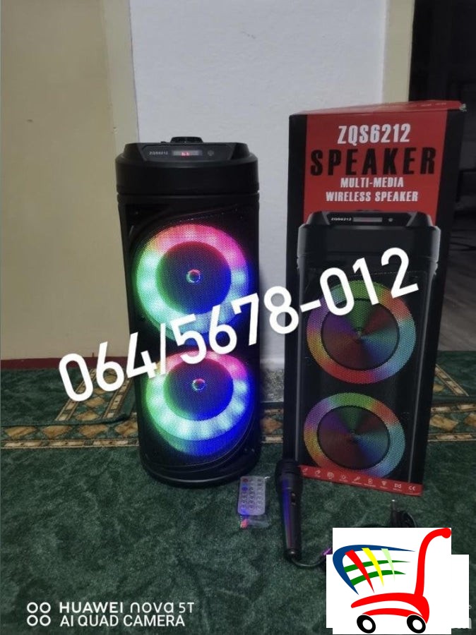 Bluetooth karaoke zvucnik sa mikrofonom ZQS 52cm – Bluetooth karaoke zvucnik sa mikrofonom ZQS 52cm