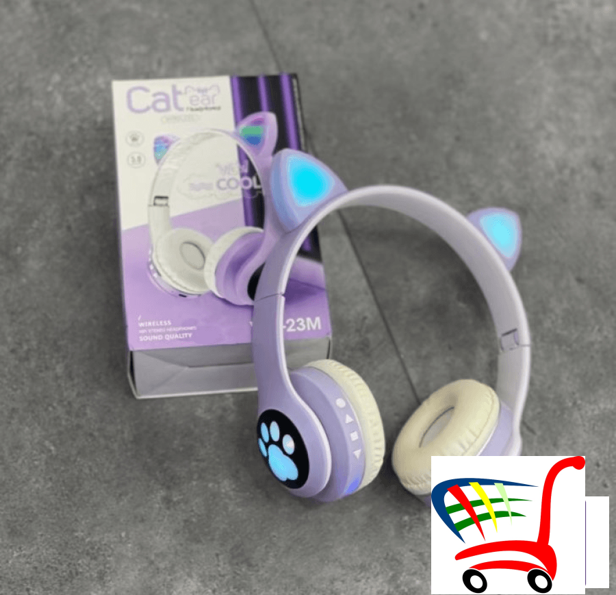 Bluetooth slusalice Cat ear – Bluetooth slusalice Cat ear