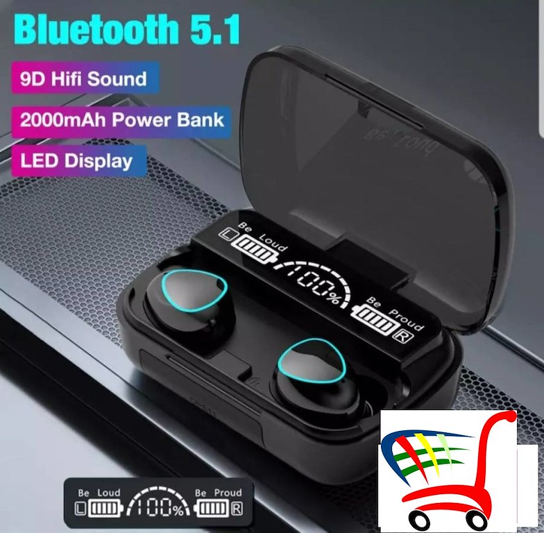 Bluetooth slusalice M10 – lcd dislpej – Bluetooth slusalice M10 – lcd dislpej