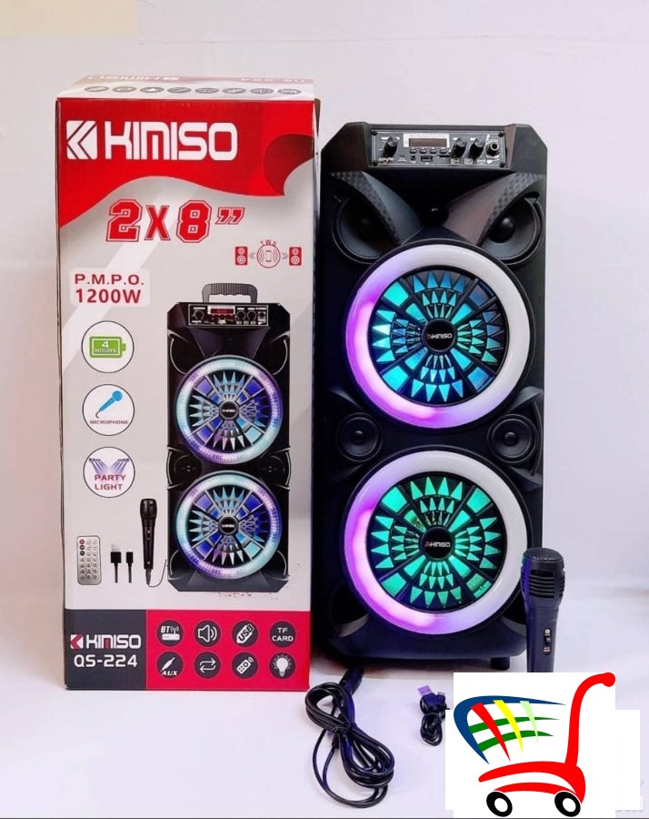 Bluetooth zvučnik Karaoke – model Kimiso QS-224 – Bluetooth zvučnik Karaoke – model Kimiso QS-224