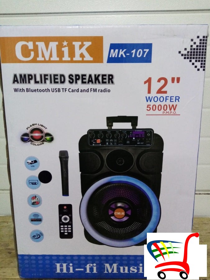 Bluetooth zvučnik Karaoke model MK-107 – bežični mikrofon – Bluetooth zvučnik Karaoke model MK-107 – bežični mikrofon