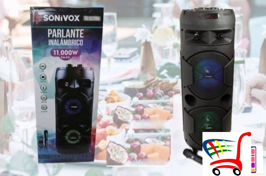 Bluetooth Zvučnik Sonivox – 100 wati – 80 cm visina – Bluetooth Zvučnik Sonivox – 100 wati – 80 cm visina