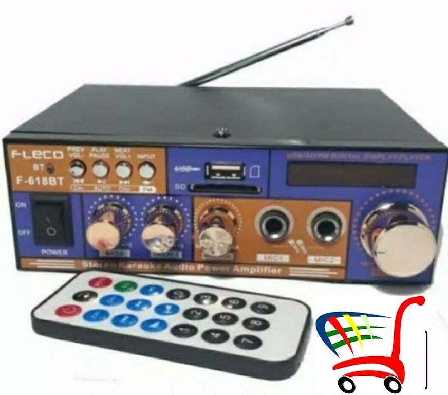 Blutut stereo resiver – pojačalo BT-618 karaoke – Blutut stereo resiver – pojačalo BT-618 karaoke