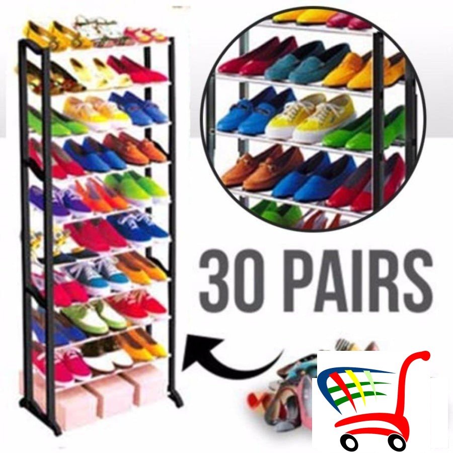 Cipelarnik polica do 30 pari obuće “Amazing shoe rack” – Cipelarnik polica do 30 pari obuće “Amazing shoe rack”