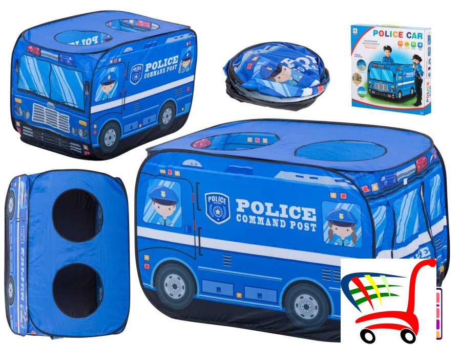 Dečija kućica policijski automobil – Dečija kućica policijski automobil