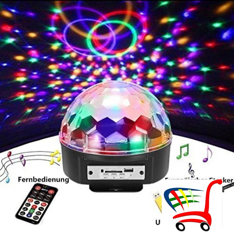 DISKO Kugla MP3 led USB daljinski – DISKO Kugla MP3 led USB daljinski