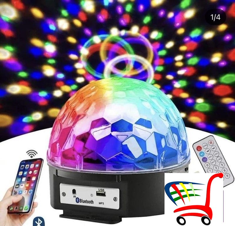 Disko led kugla Bluetooth zvucnik MP3 – Disko led kugla Bluetooth zvucnik MP3