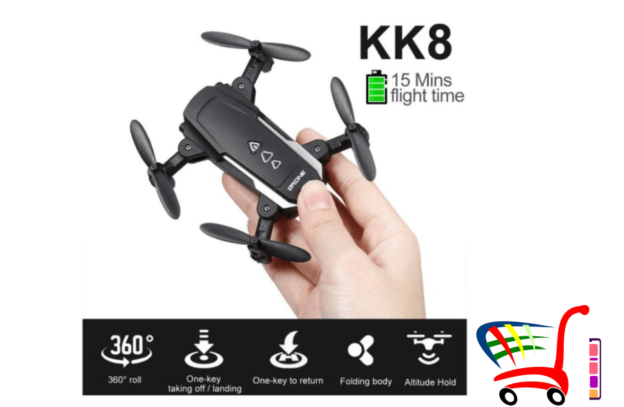 Dron KK8 – sa 4K kamerom – Dron KK8 – sa 4K kamerom