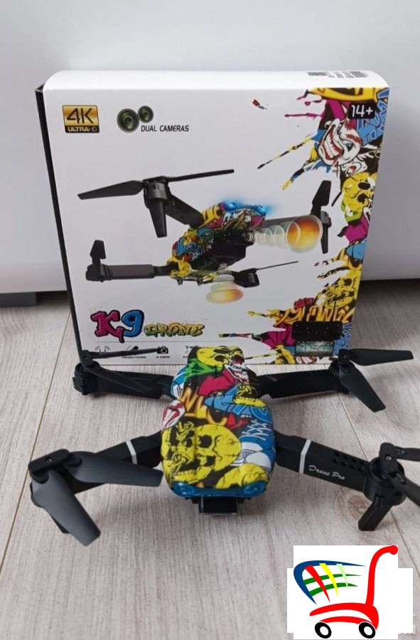 Dron sa dve kamere 4K Dron sa HD kamerama Dron K9 – Dron sa dve kamere 4K Dron sa HD kamerama Dron K9