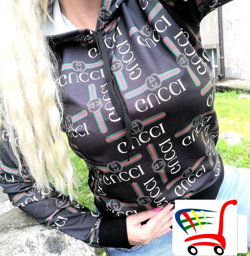 Duks sa motivima LV i Gucci NOV S-XL – Duks sa motivima LV i Gucci NOV S-XL