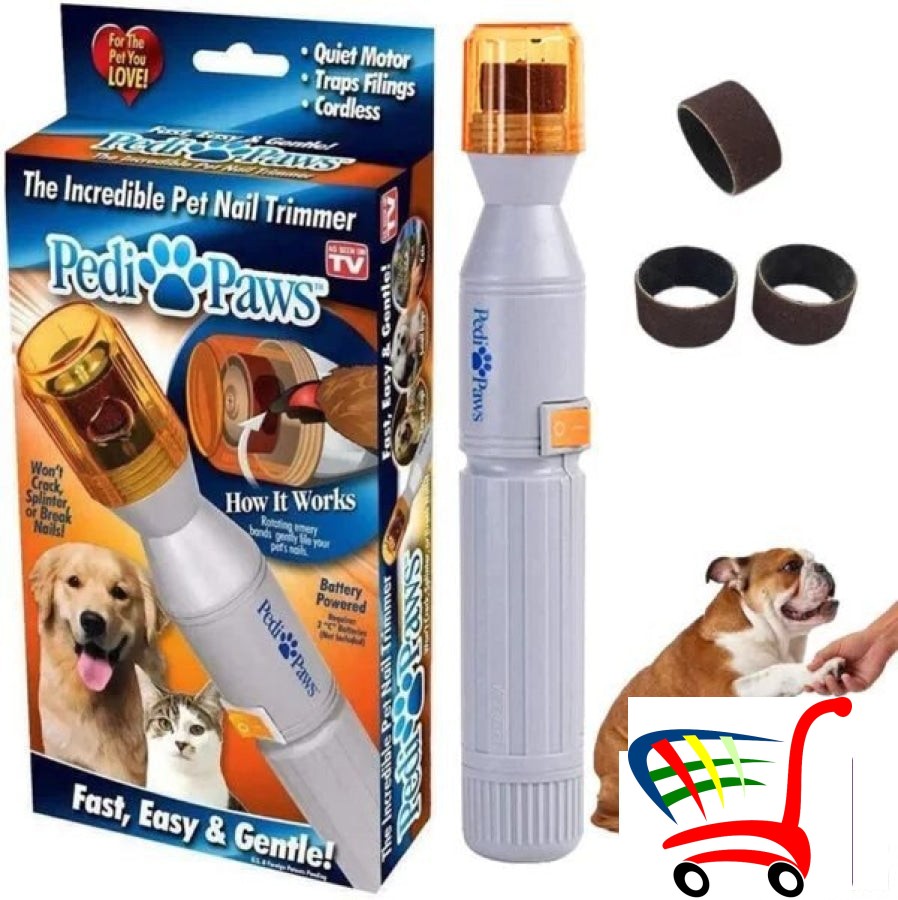 Električna turpija za nokte za pse Pedy paws – Električna turpija za nokte za pse Pedy paws