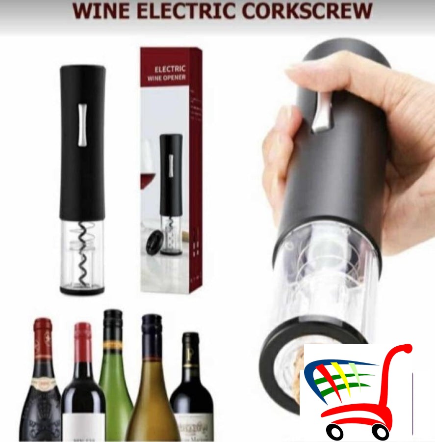 Električni otvarač za vino / otvarač na baterije / vadičep – Električni otvarač za vino / otvarač na baterije / vadičep