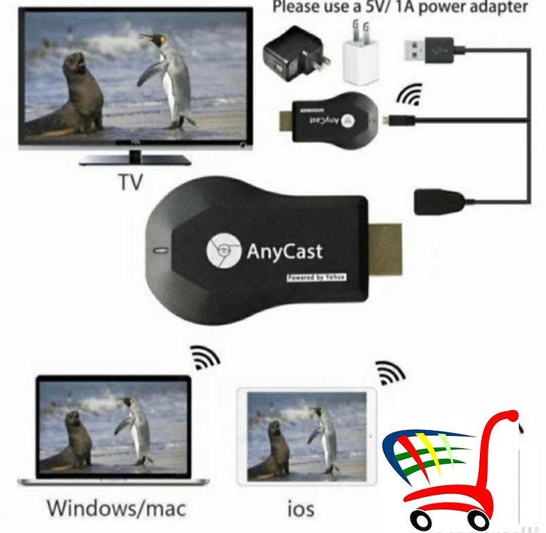 Full HD prijemnik za TV AnyCast m9 plus – Full HD prijemnik za TV AnyCast m9 plus