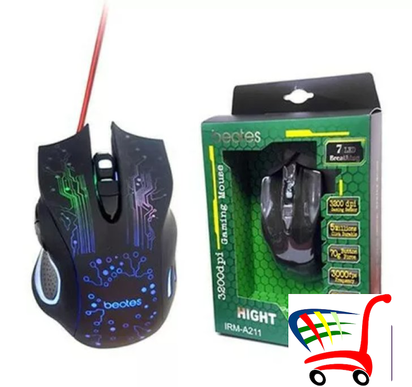 GAMING BEAST High Speed Mouse – Gejmerski Mis – GAMING BEAST High Speed Mouse – Gejmerski Mis
