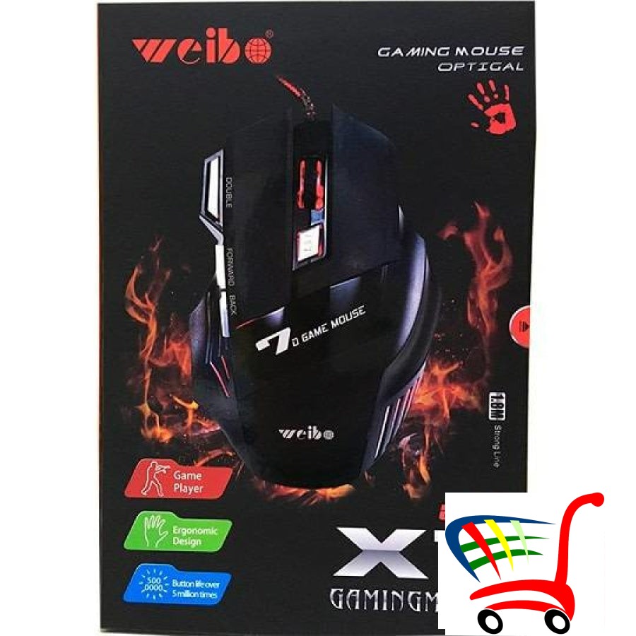 GEJMERSKI miš Weibo X7 – GEJMERSKI miš Weibo X7
