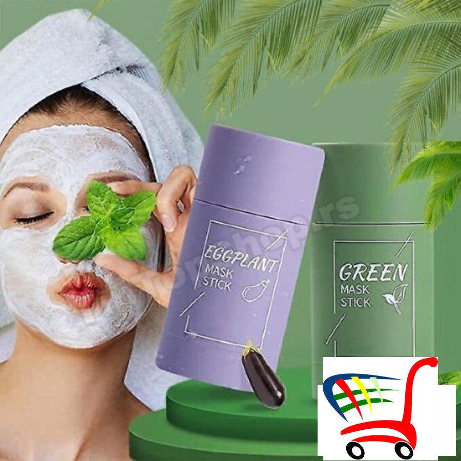 Green mask maska za čišćenje lica od zelenog čaja 2 KOM – Green mask maska za čišćenje lica od zelenog čaja 2 KOM