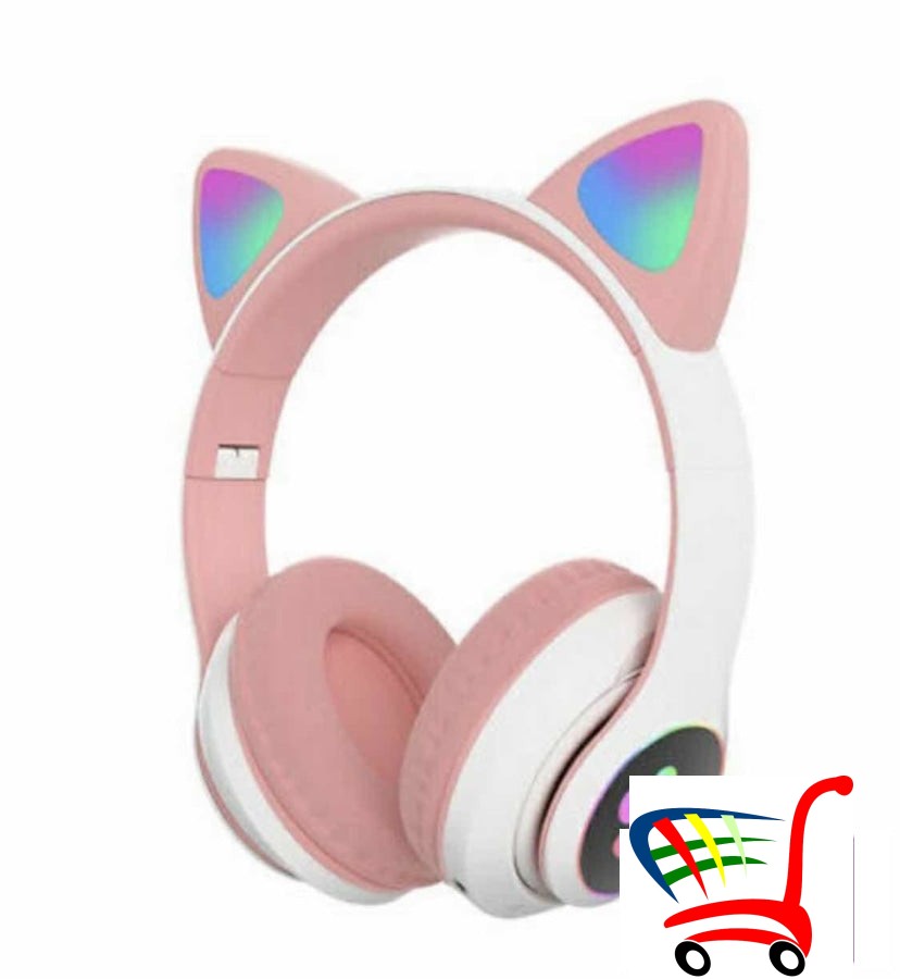 Headset dečije slušalice – STN 28 – Roze – Headset dečije slušalice – STN 28 – Roze