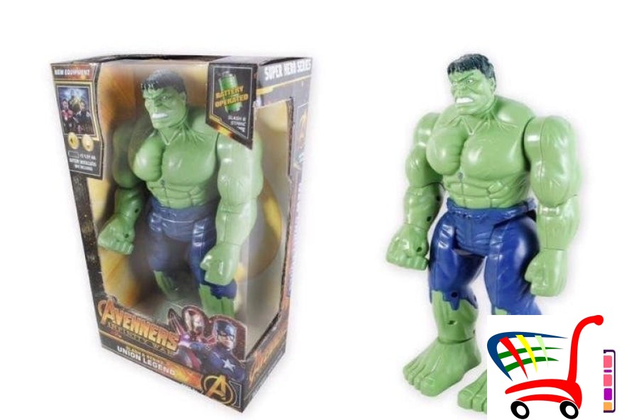 Hulk 30cm koji hoda sa svetlom i zvukom – Hulk 30cm koji hoda sa svetlom i zvukom