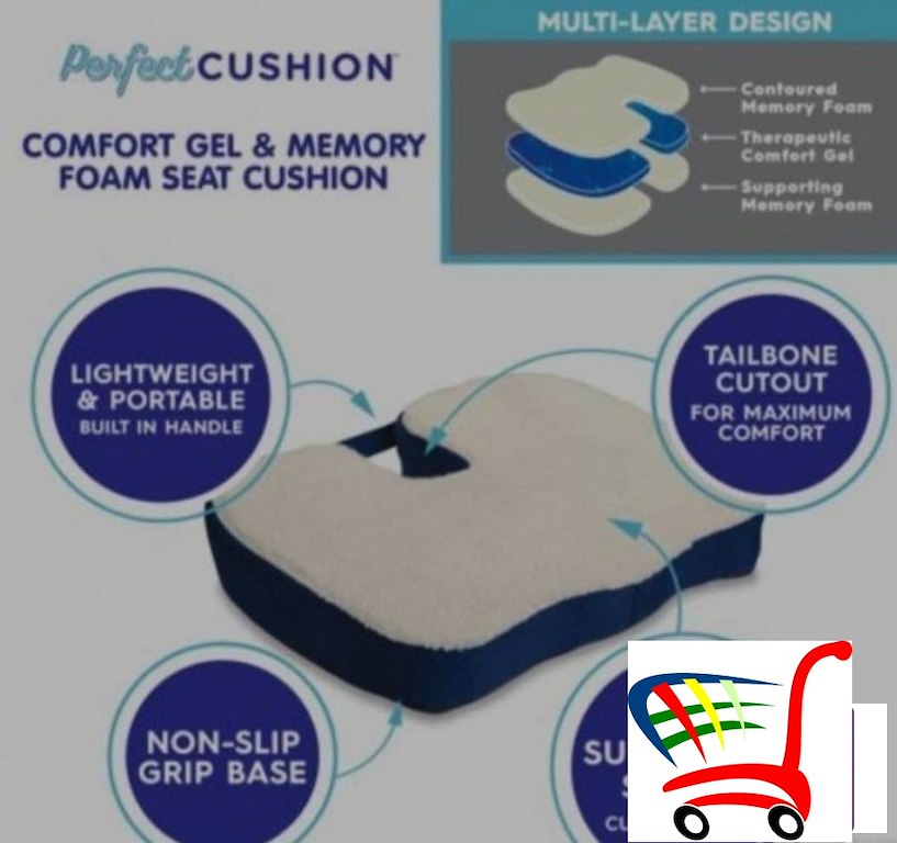 Jastuk JASTUK Perfect Cushion gel i memo pena – Jastuk JASTUK Perfect Cushion gel i memo pena