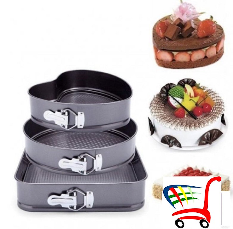 Kalupi za torte set od 3kom – Kalupi za torte set od 3kom