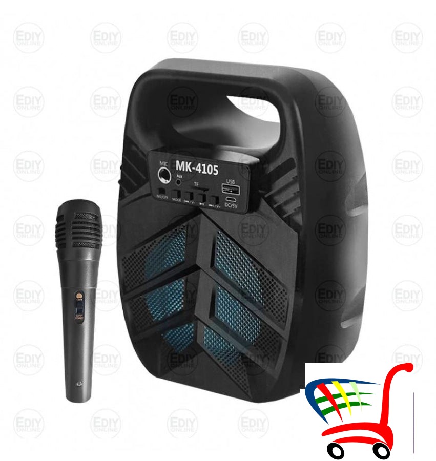 Karaoke bežični zvučnik sa mikrofonom MK 4105 – Karaoke bežični zvučnik sa mikrofonom MK 4105