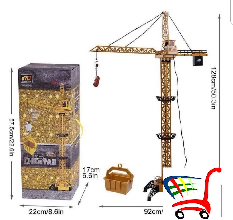 Kran na daljinski upravljač 1. 28m – Kran na daljinski upravljač 1. 28m